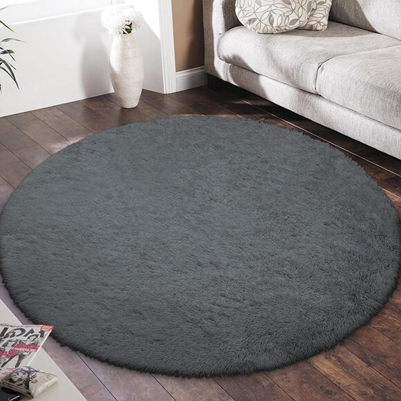 Accents | New 4x4 Feet Round Area Rugs For Living Room Nonslip Floor ...